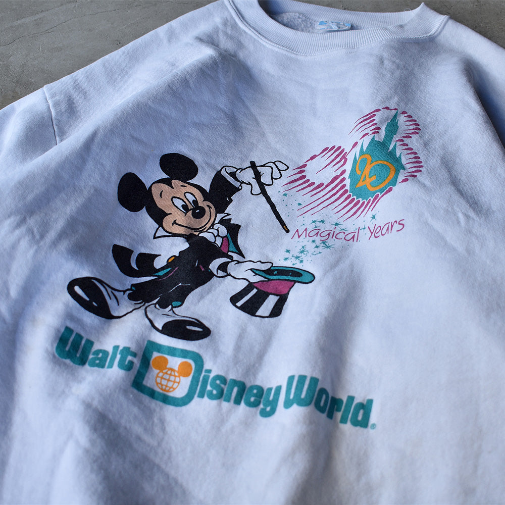 90’s Disney ”Walt Disney World 20 Magical Years” キャラ スウェットUSA製 230114 ...