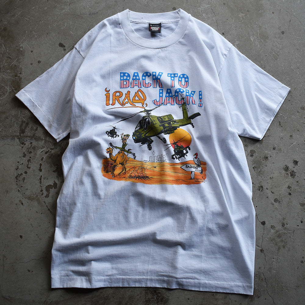 90's "BACK TO IRAQ JACK" Tee USA製 220828 – LABORATORY®